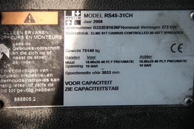Hyster RS45-31CH - AASupplies e.U